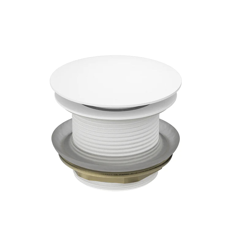 Nero | Matte White 40mm Bath Waste Drain | Smeaton Bathrooms